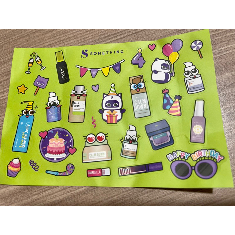 Jual Sticker asli Somethinc | Shopee Indonesia