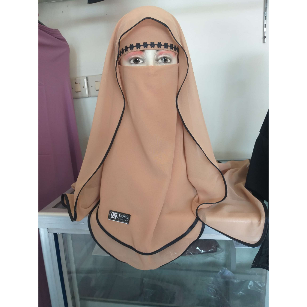 Jual Niqab butterfly haura/niqab butterfly | Shopee Indonesia