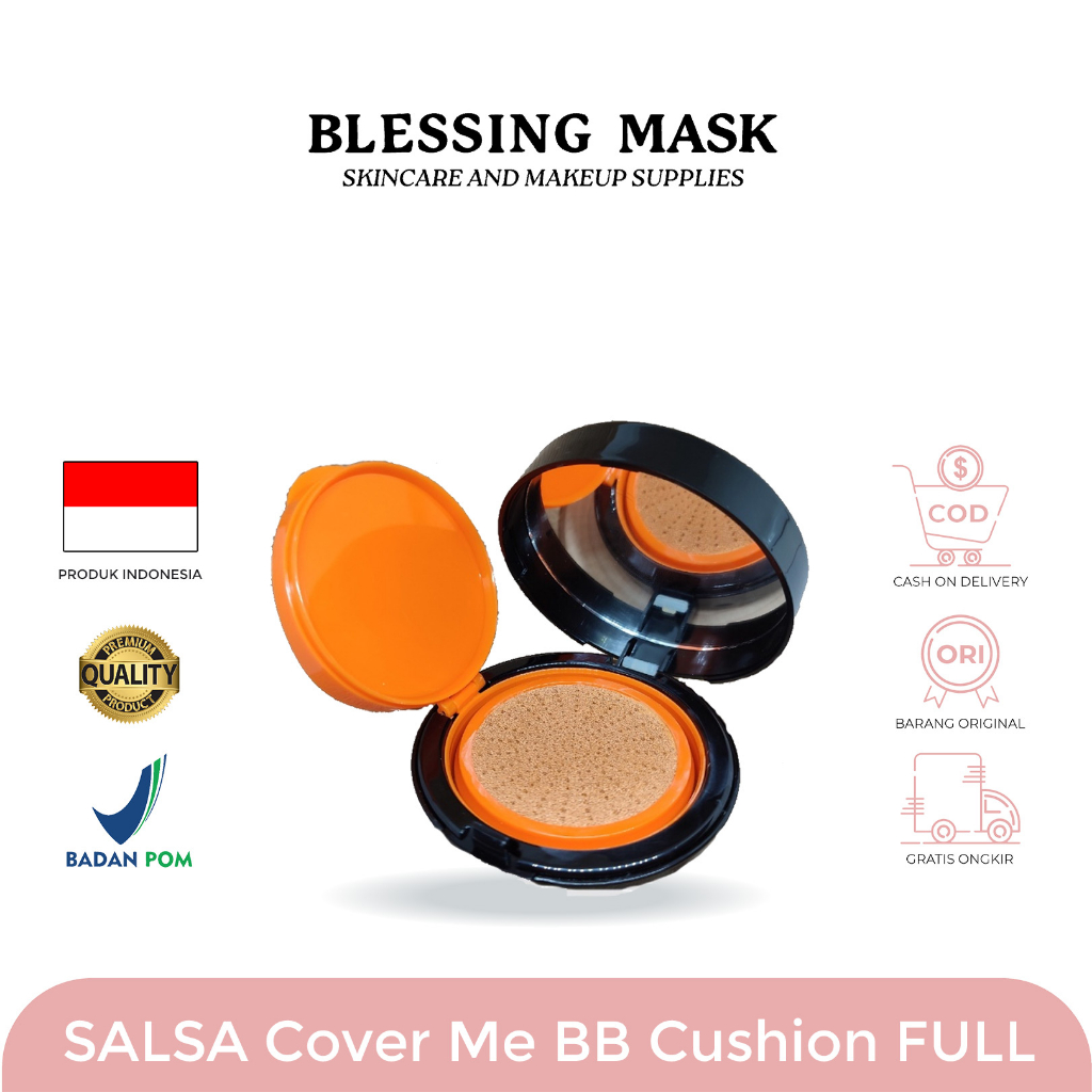 Jual SALSA Cover Me BB Cushion Indonesia | Semi Matte SPF 30 PA++ - 20g ...