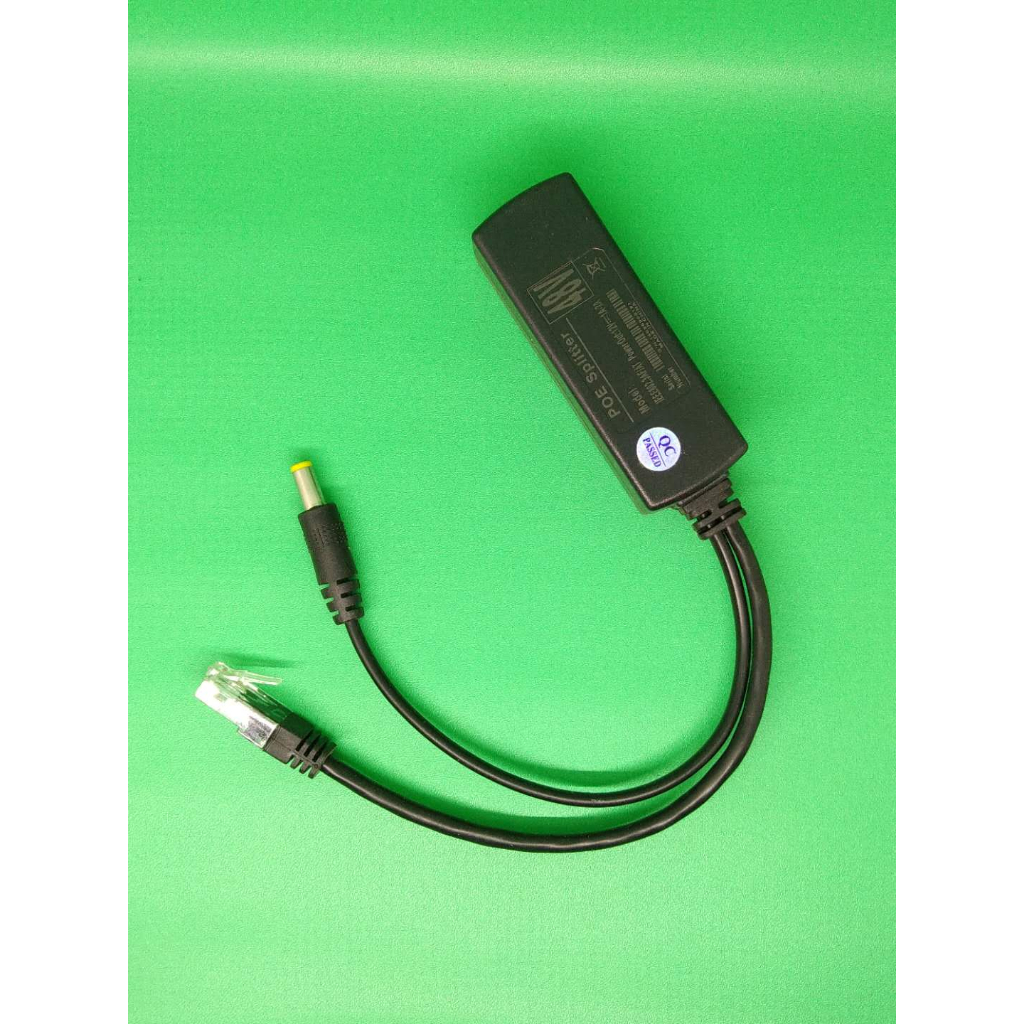 Jual PoE Splitter 1000mbps 48V Power Over Ethernet Adaptor 48V Stepdown 12V Gigabit | Shopee ...