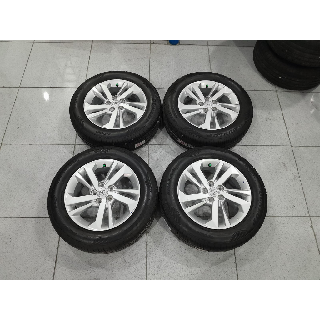 Jual velg mobil bekas murah oem new avanza ring 15 lebar 5,5 pcd 5x100 plus ban | Shopee Indonesia
