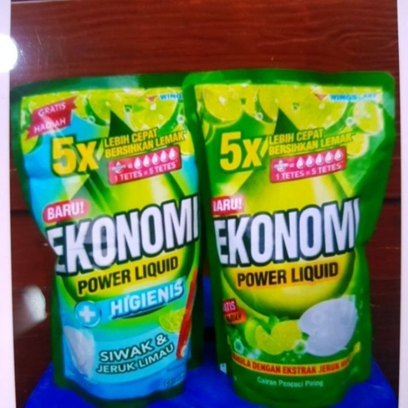 Jual EKONOMI POWER LIQUID JERUK NIPIS 650ML/SIWAK 680ML | Shopee Indonesia
