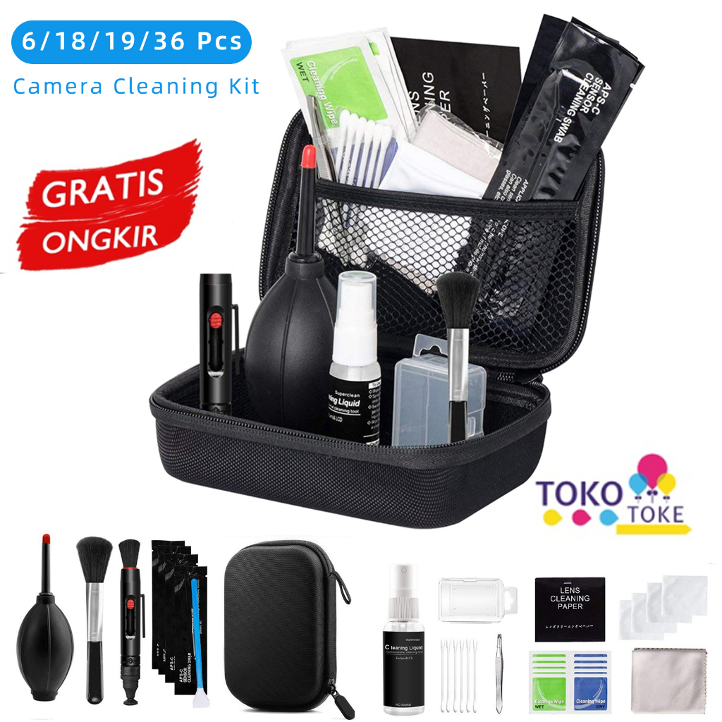 Jual 13 in 1 Set Kit Pembersih Kamera Lensa DSLR Kit | Pembersih Sensor ...