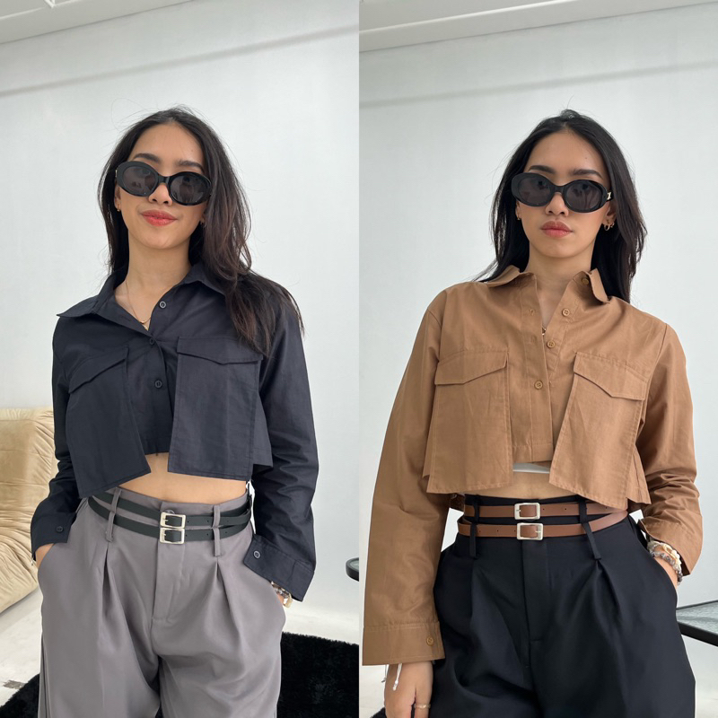 Jual Somi Shirt | Kainkan Kemeja Katun Lengan Panjang | Shopee Indonesia