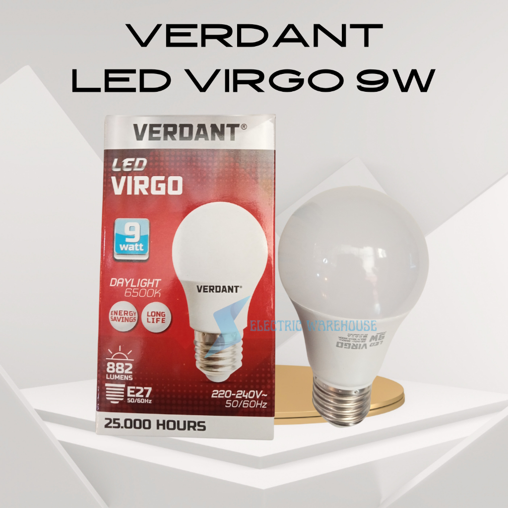 Jual VERDANT LAMPU LED BULB VIRGO 9 W PUTIH KUNING | Shopee Indonesia