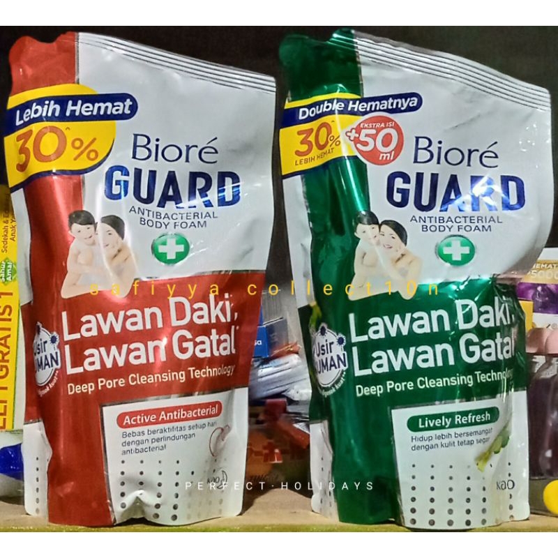 Jual biore guard antibacterial body foam 800ml | Shopee Indonesia