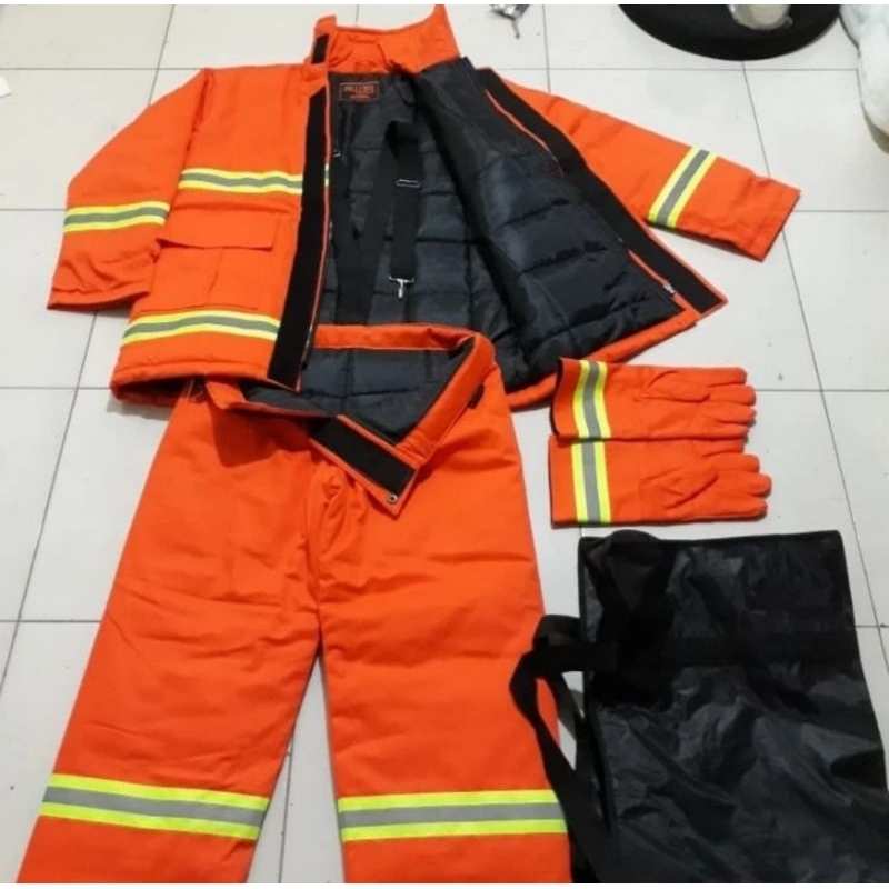 Jual Baju Pemadam Kebakaran Full Set Merk KILL FIRE | Shopee Indonesia