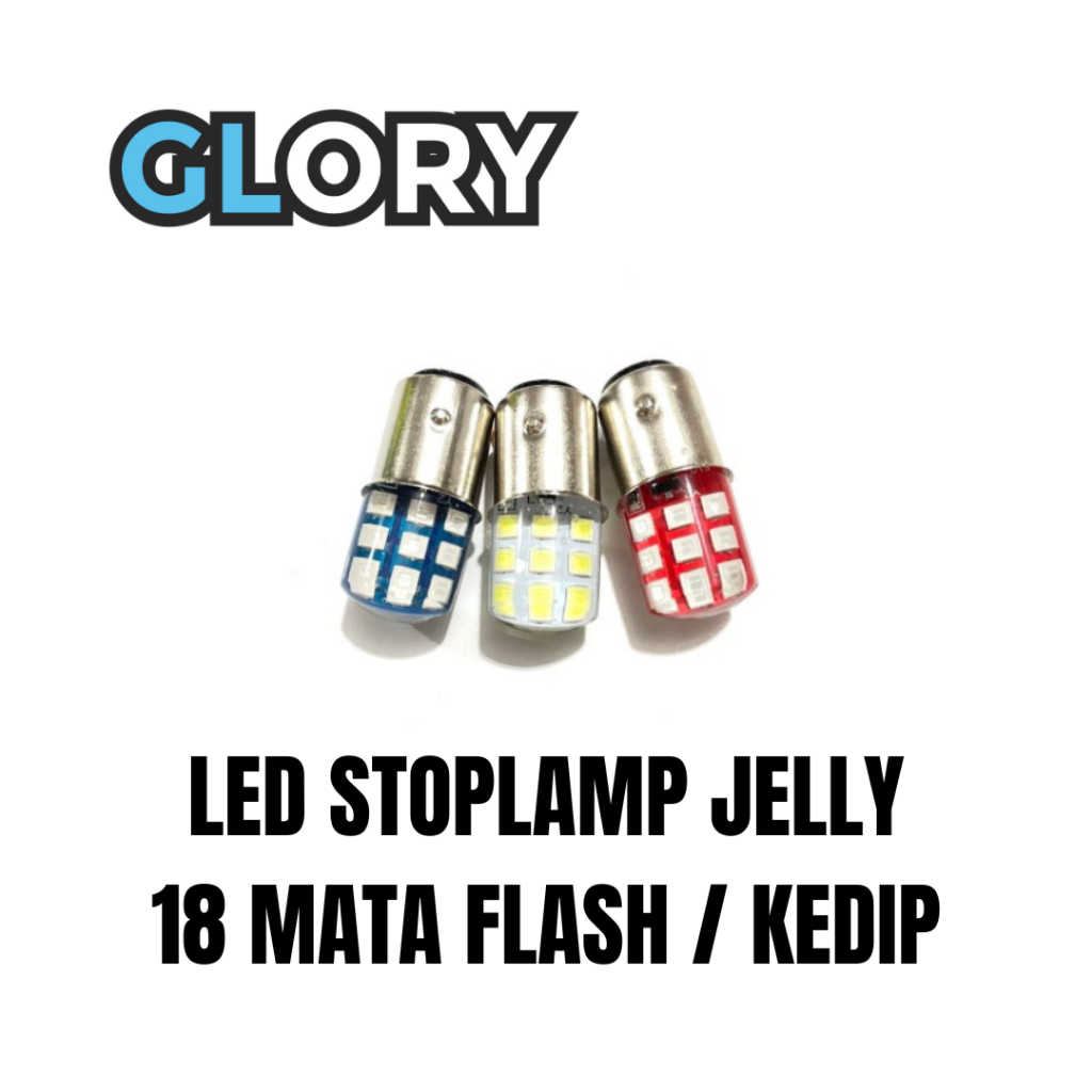 Jual Led Jelly T20 Rem Stop Strobo Kedip Diam 18 Mata Bayonet Putar ...
