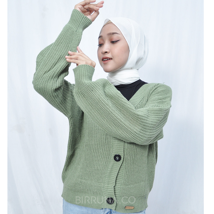 Jual BIRRUNA.CO-Aira Cardigan Rajut Premium | Shopee Indonesia