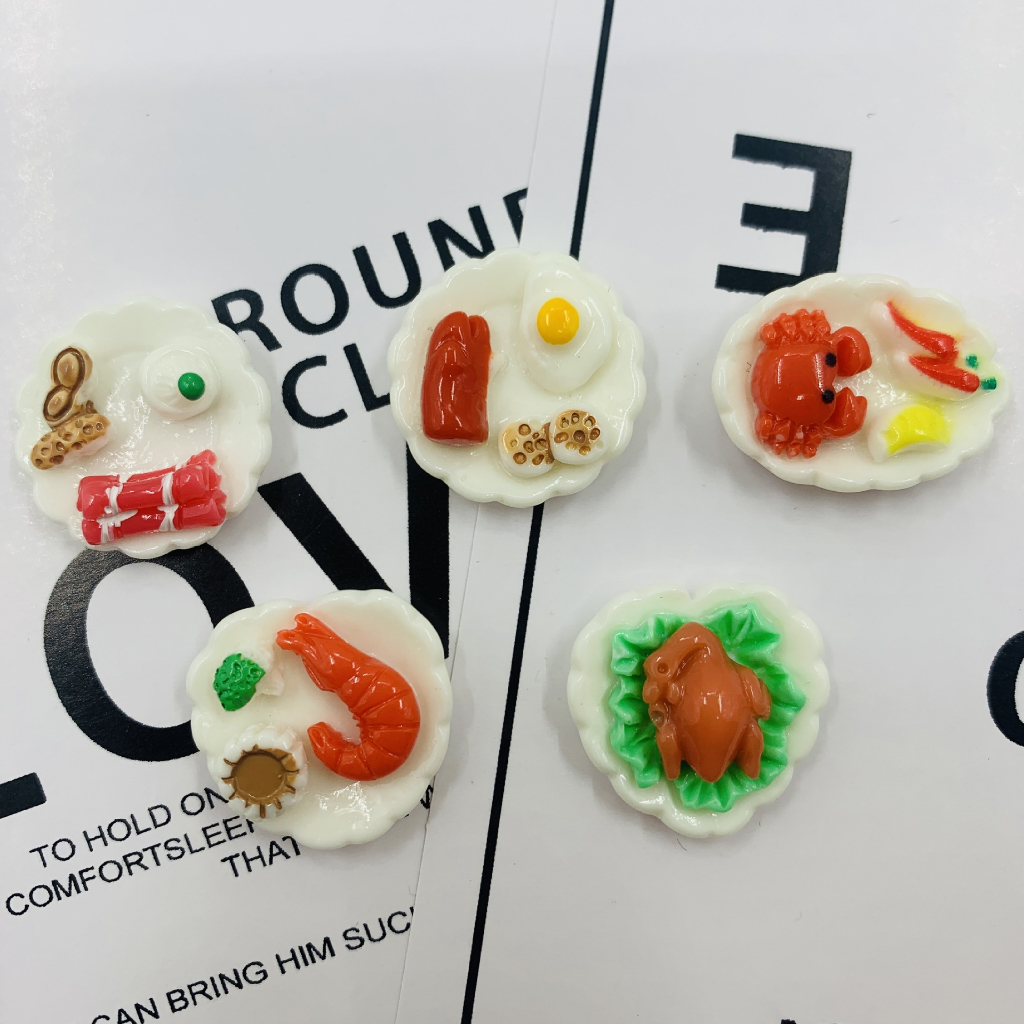 Jual Resin Clay Dishes Series / Meat, Seafood, Crab , Shrimp /Motif ...