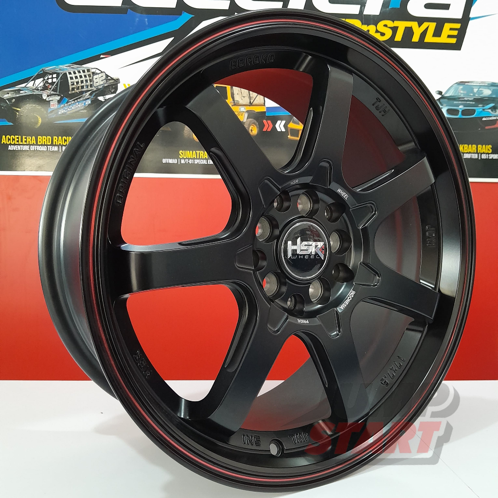 Jual Velg mobil racing Inova Xpander Rush Ertiga Vitara Luxio lubang 5 ...