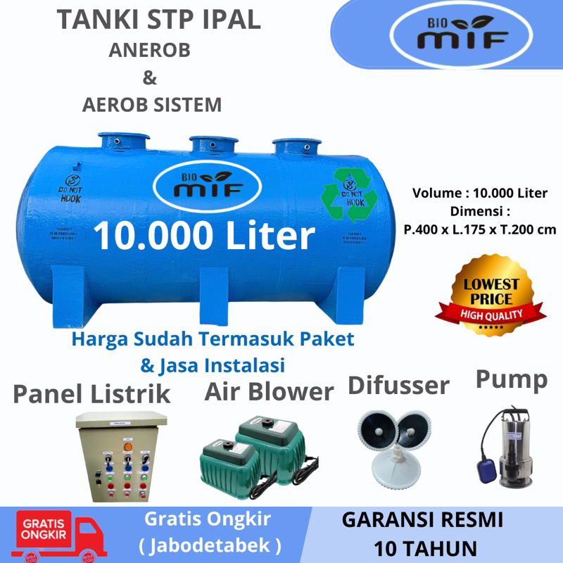 Jual tanki ipal stp, ipal biotech, ipal stp sistem, tanki ipal paket ...