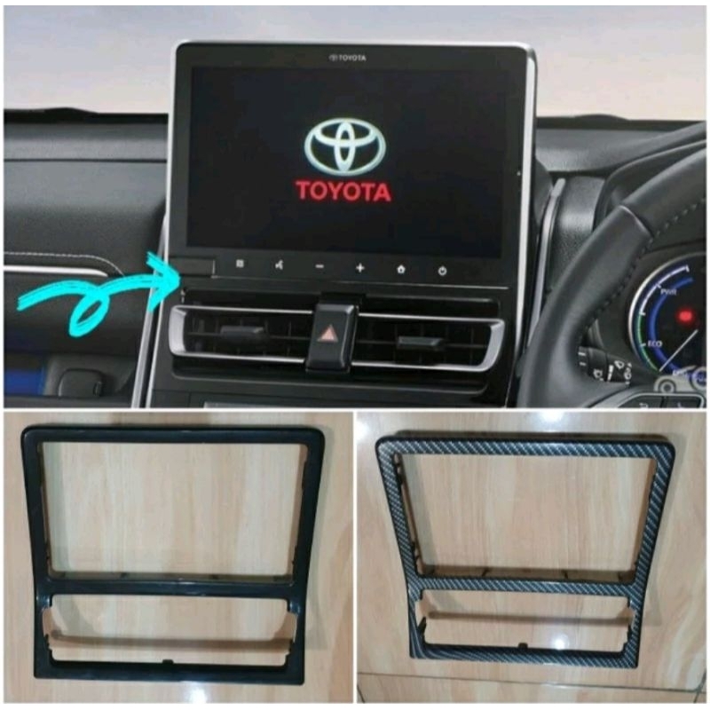 Jual Frame Panel Tape Head Unit Toyota Innova Zenix | Shopee Indonesia