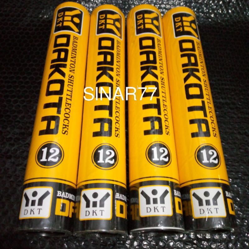 Jual SHUTTLECOCK KOK/RAKET BADMINTON DAKOTA ISI 12 pcs siap pakai ...