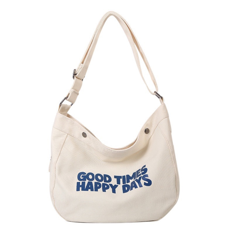 Jual Shoulders Bag Kanvas, Tas Selempang Pria dan Wanita Aeshetic Tas ...