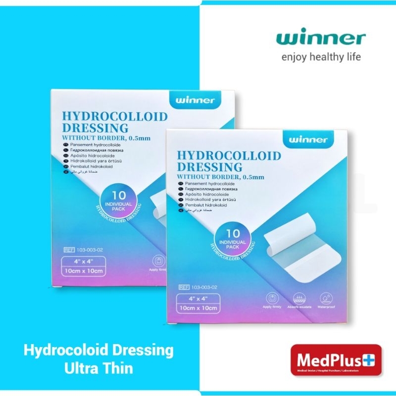 Jual Hydrocoloid Foam Dressing Ultra Thin Winner Sejenis Duoderm Extra ...