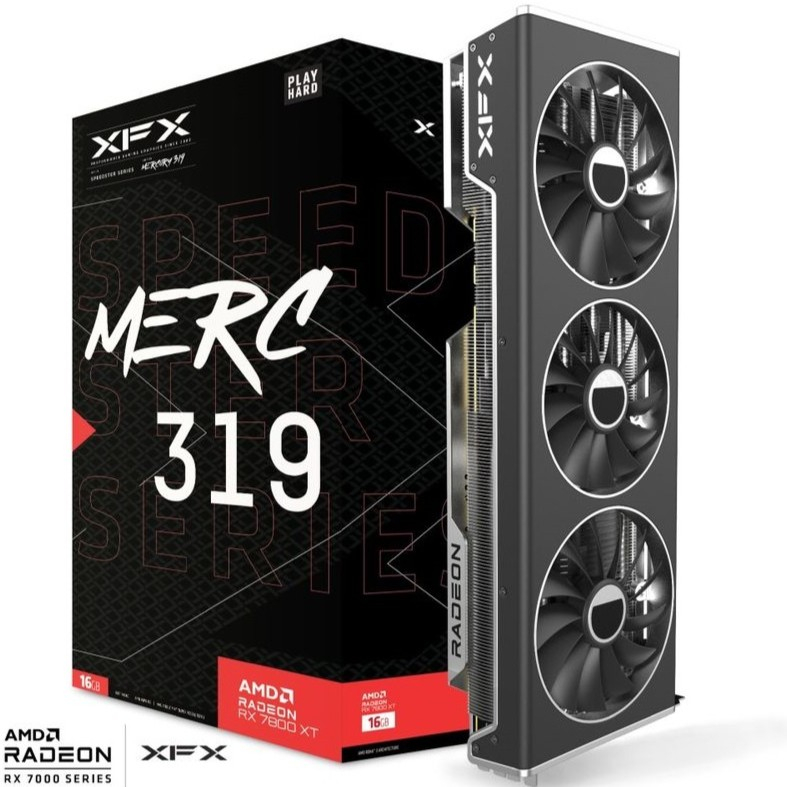 Jual XFX SPEEDSTER MERC 319 AMD RADEON RX 7800 XT BLACK EDITION 16GB GDDR6 | Shopee Indonesia