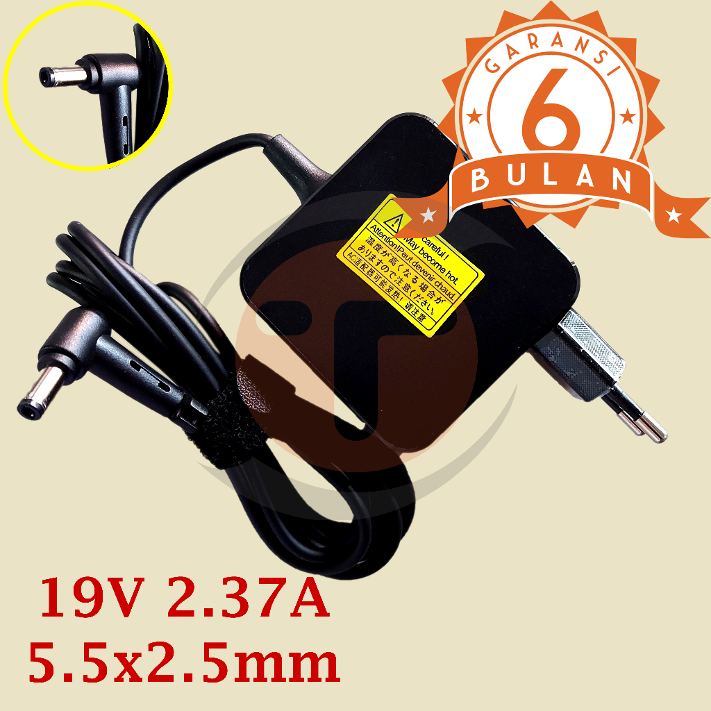 Jual Adaptor Charger Laptop Asus AD9P-45BWA 19V 2.37A 5.5x2.5mm | Shopee Indonesia