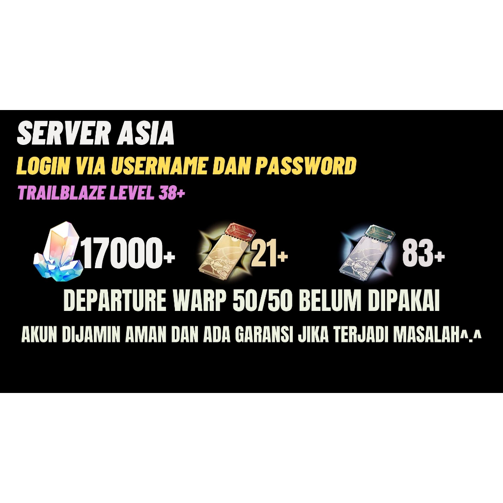 Jual Honkai Star Rail Akun Gacha | Shopee Indonesia