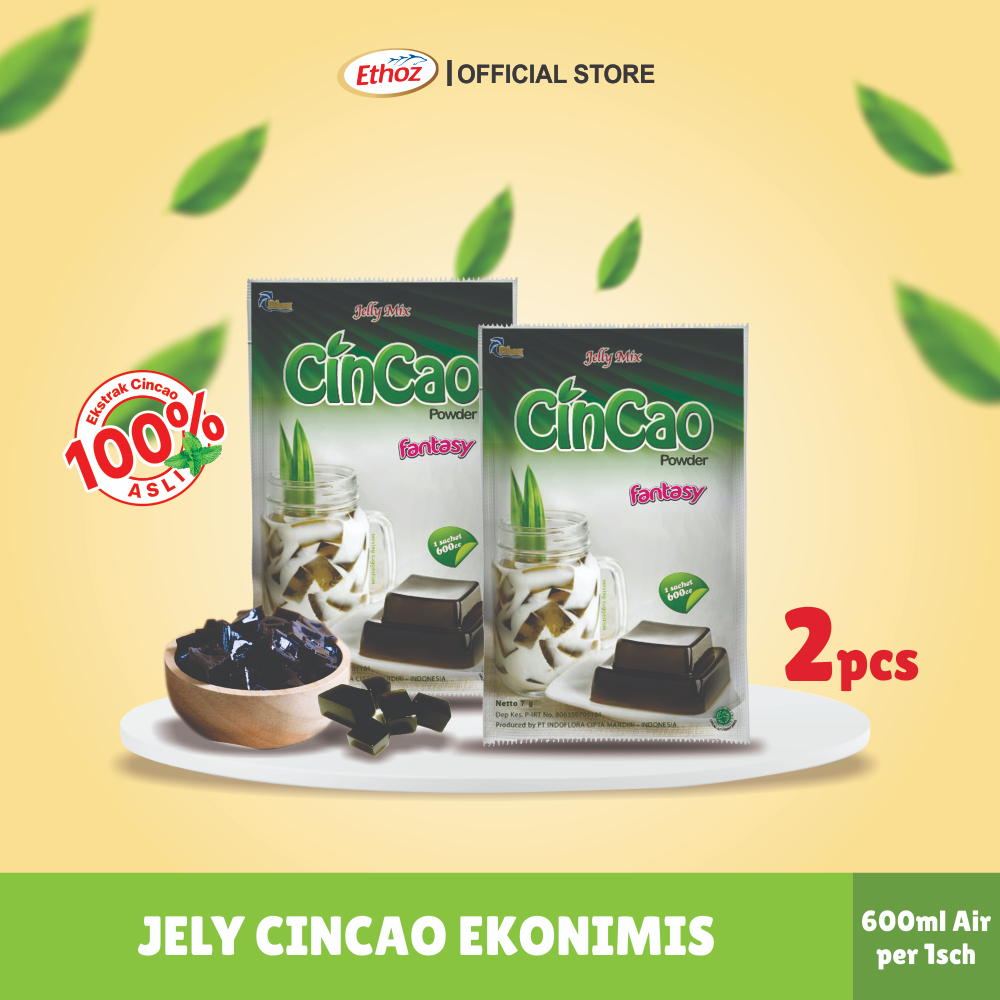 Jual Ethoz Cincau Powder / Jelly Cincau Bubuk 2 pcs | Shopee Indonesia