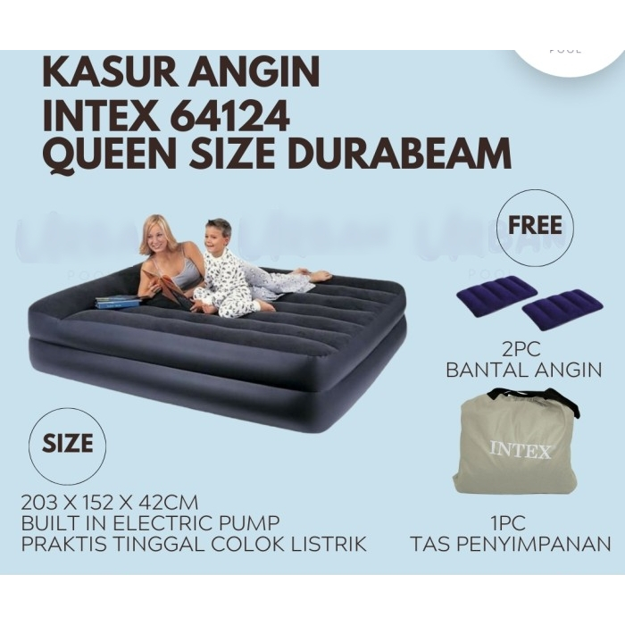 Harga intex deluxe raised airbed store