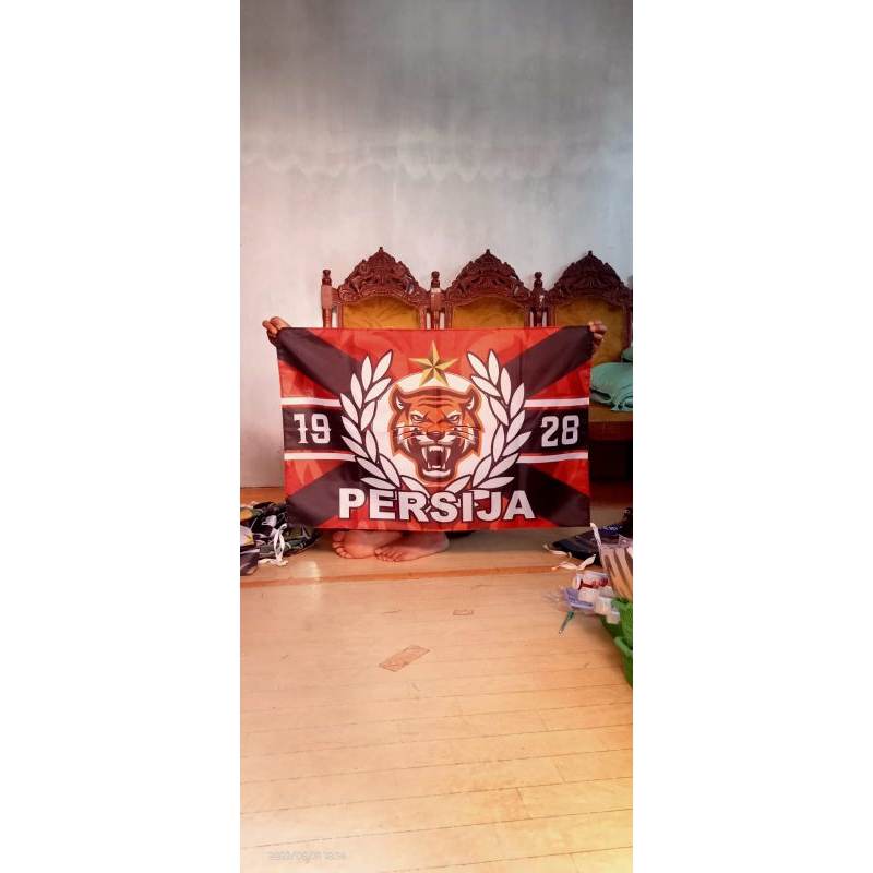 Jual Bendera Printing suporter sepak bola PERSIJA JAKARTA ready stok ...