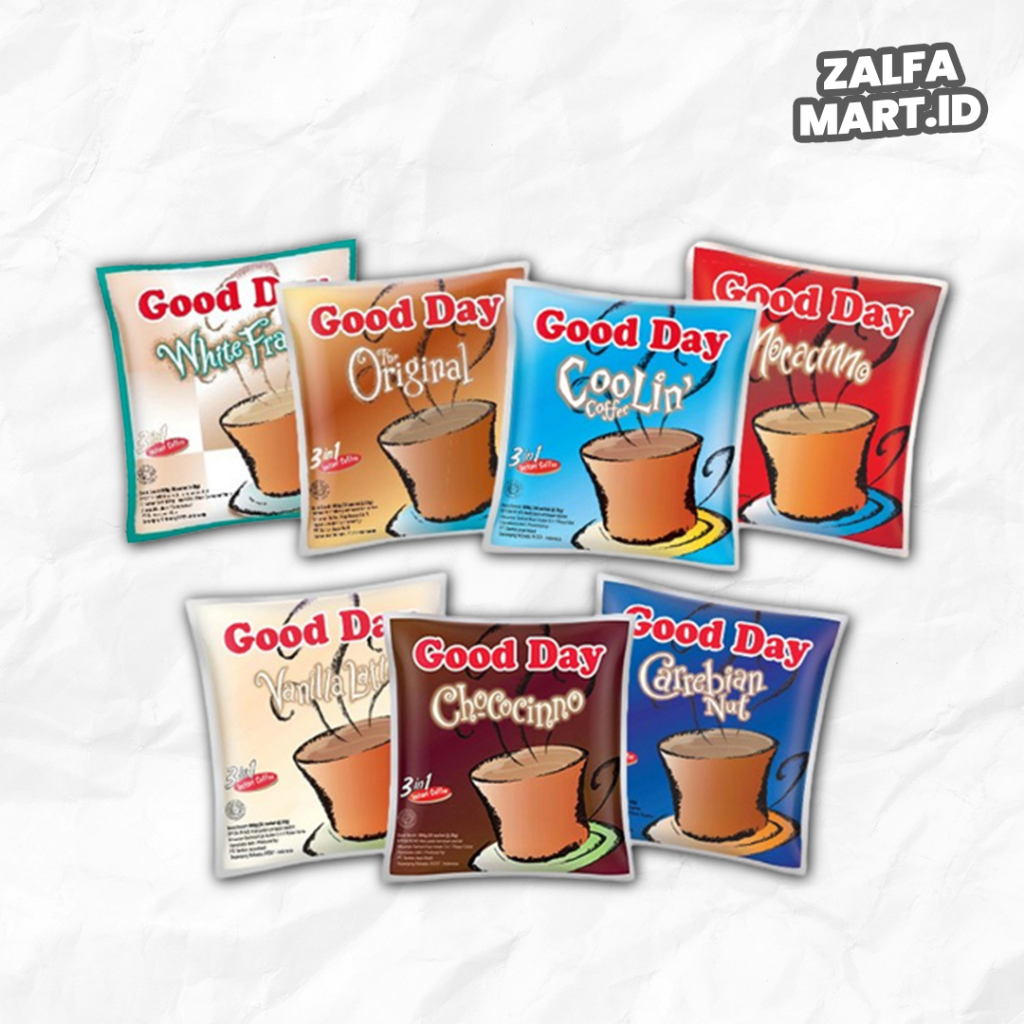 Jual Kopi Good Day All Variant (10pcs) | Shopee Indonesia