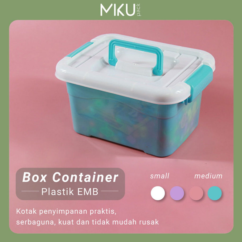 Jual Box Container Plastik Kontainer Kotak Tempat Penyimpanan Baju ...