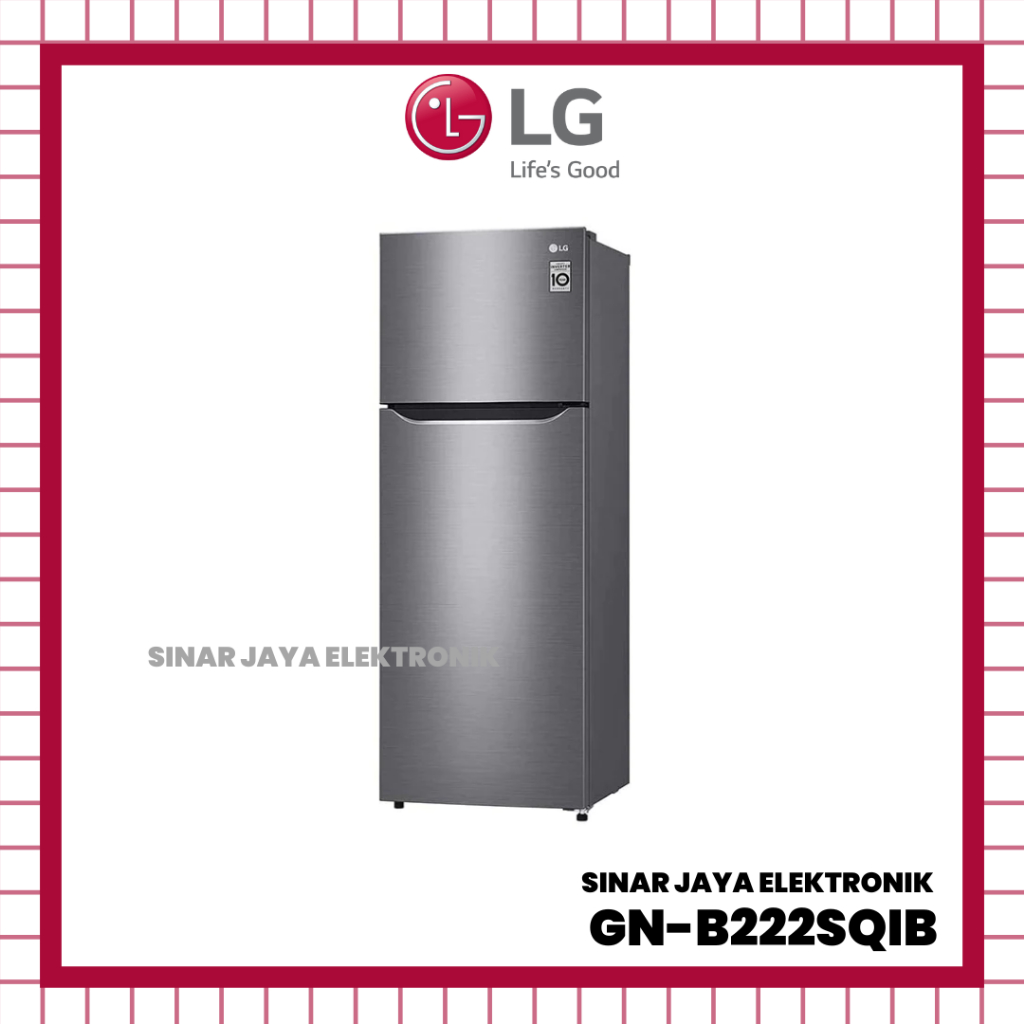 Jual LEMARI ES LG 2 PINTU GN-B222SQIB / KULKAS LG 2 PINTU GN-B222SQIB ...