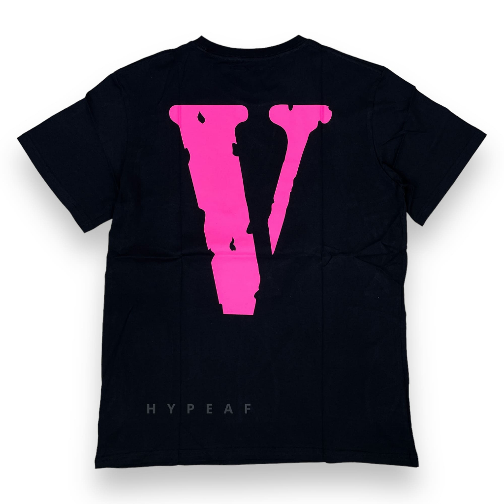 Jual VLONE Black Tee - Pink V Staple | Shopee Indonesia
