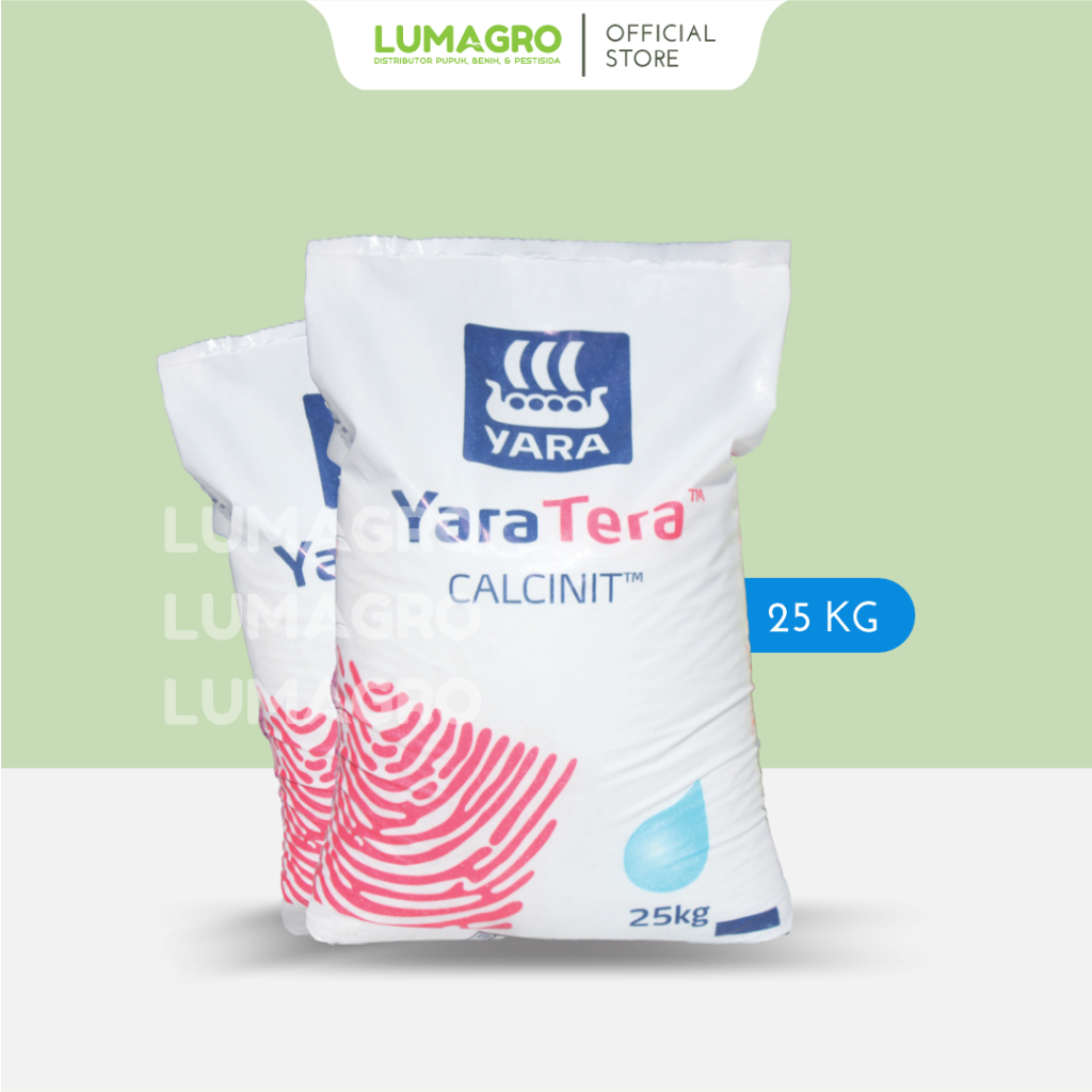 Jual Pupuk YaraLiva Calcinit 25kg Kalsium Nitrat Nutrisi Pertumbuhan ...