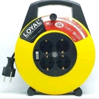 Jual LY-120SK Loyal Kabel Roll Heavy Duty 10M / Kabel Box / Stop Kontak | Shopee Indonesia
