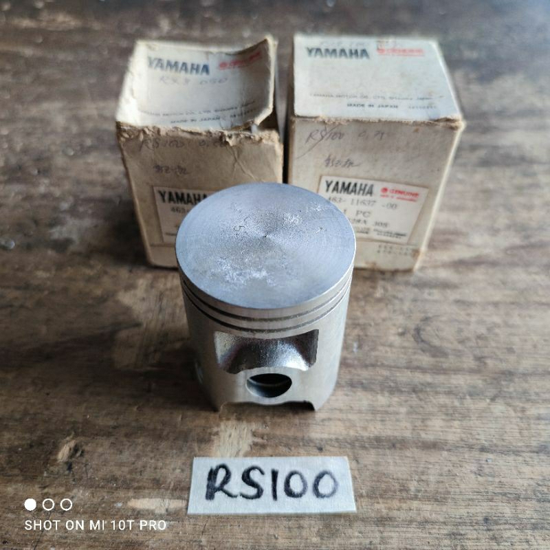 Jual Piston Only Yamaha RS100 50 75 Original Yamaha Japan | Shopee ...
