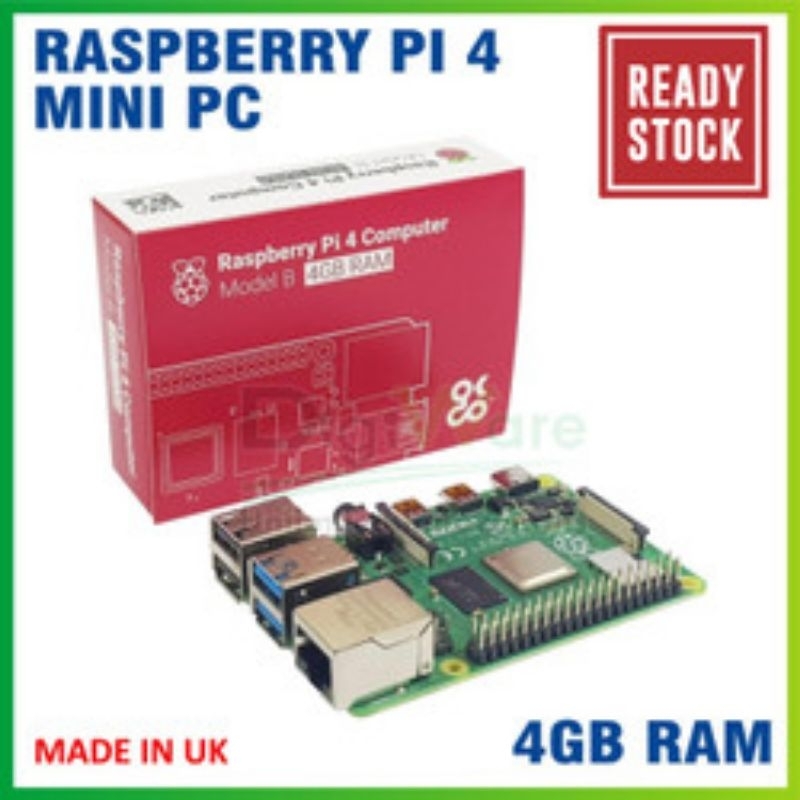 Jual RASPBERRY PI3 B+, RASPBERRY PI4 B 4GB 8GB baru 100% | Shopee Indonesia