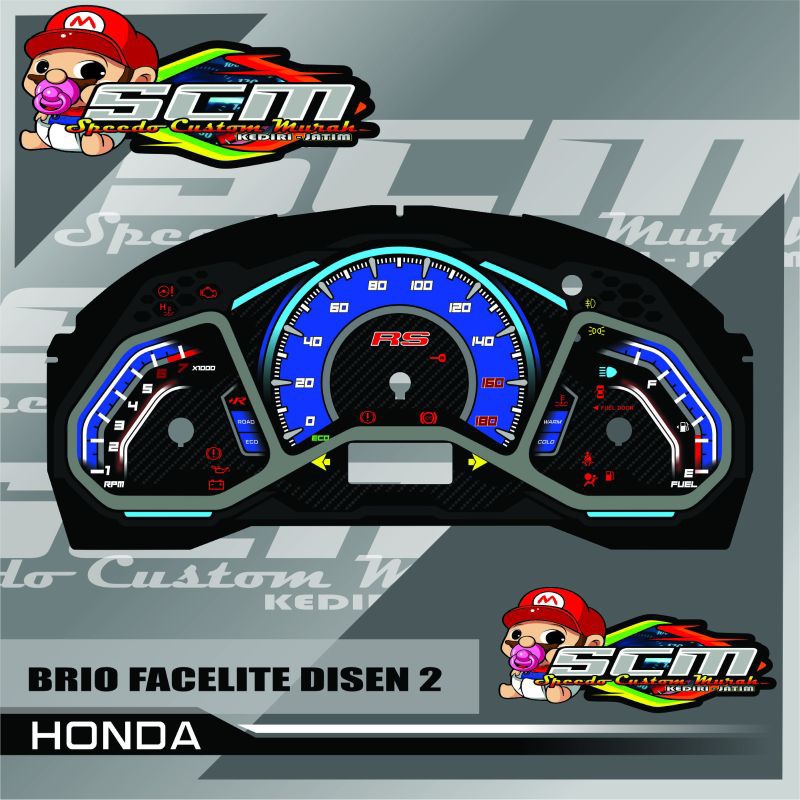 Jual Papan speedometer Brio Facelite panel spidometer custom Brio ...