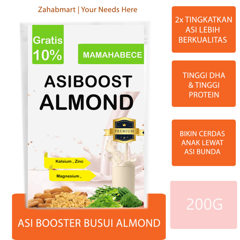 Jual Susu Ibu Menyusui Susu Almond Asi Booster Pelancar Asi Susu ...