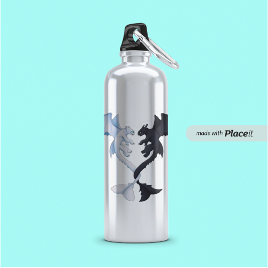 Jual Toothless and lightfury Water Bottle | Shopee Indonesia