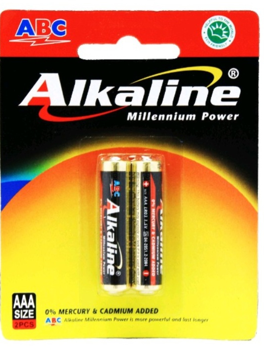 Jual Baterai ABC Alkaline AAA isi 2 Pcs | Shopee Indonesia