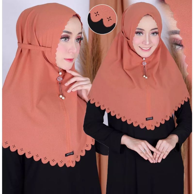 Jual Hijab Bergo Laser cut Hijab Bergo Maryam Laser cut Hijab Laser Cut ...