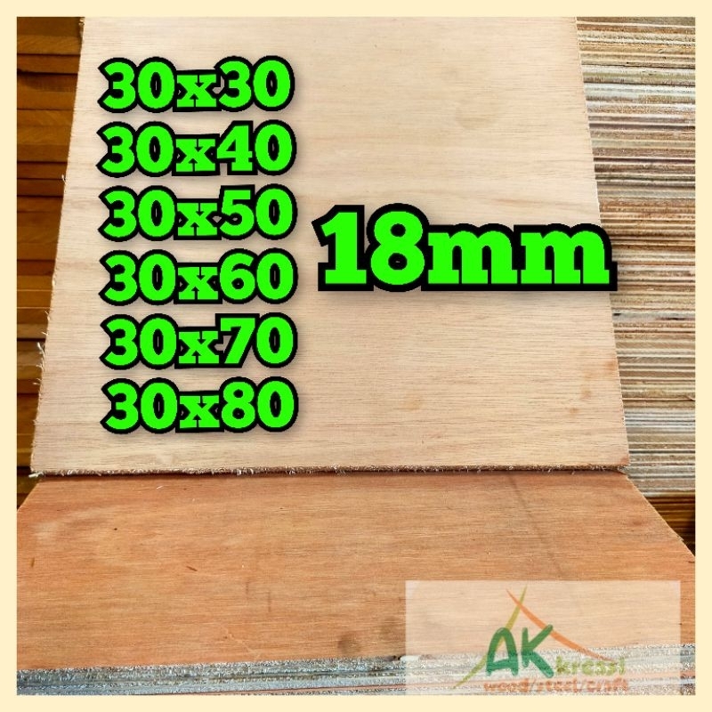 Jual Multiplek / plywood potongan tebal 18mm | Shopee Indonesia
