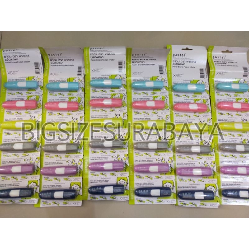 Jual SALE! READY STOCK Pastel Pocket Inhaler +TRANSPARENT TRANSLUCENT ...
