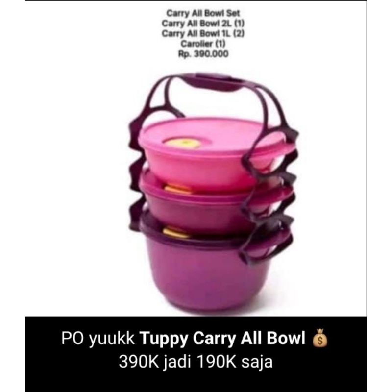 Jual Tupperware - Carry All Bowl | Shopee Indonesia