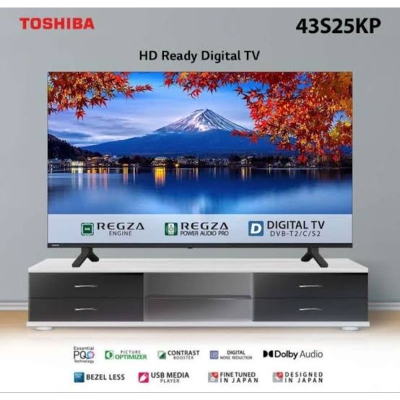 Jual TV TOSHIBA 43 INCH DIGITAL FHD-DIGITAL TV 43S25KP | Shopee Indonesia