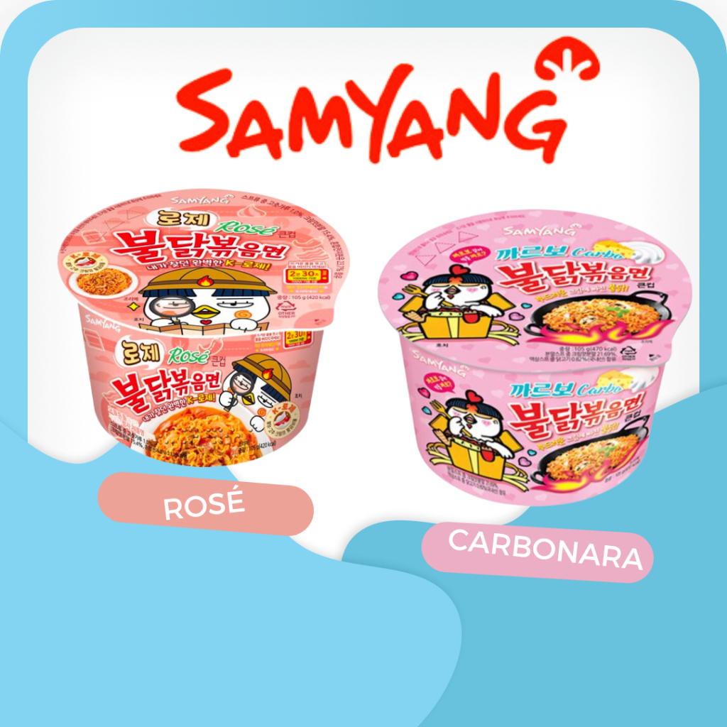 Jual Samyang Buldak Ramen Carbonara & Rose Buldak Noodles | Shopee ...