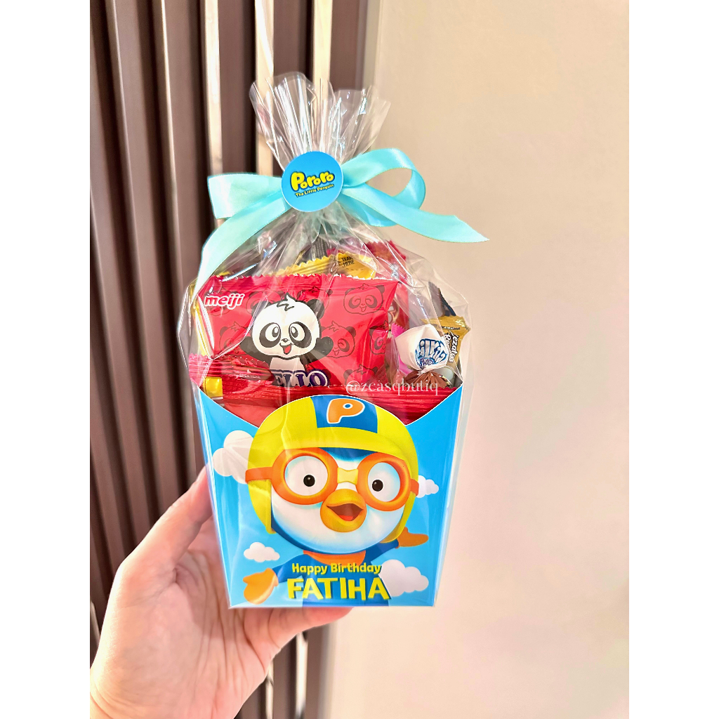 Jual Kotak Box Popcorn Souvenir Ultah (uk. kecil) Pororo | Shopee Indonesia
