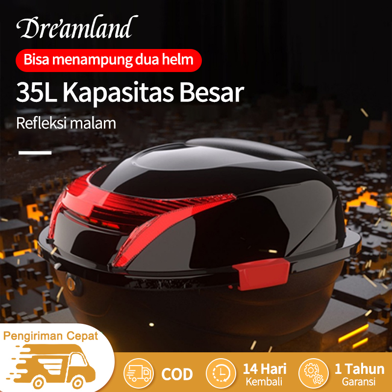 Jual DL 35 Liter Box Motor Box Belakang Motor Kapasitas Tas Motor ...