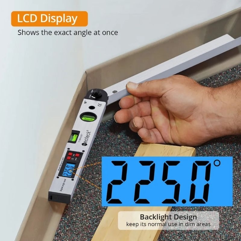 Jual Penggaris Waterpass Digital Pengukur Sudut Magnetik Inclinometer ...