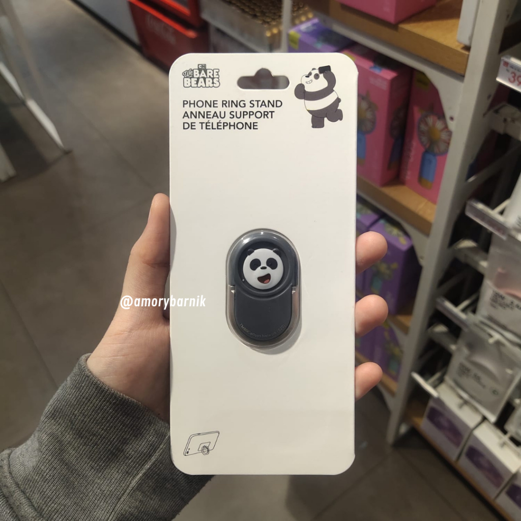 Jual MINISO We Bare Bears Phone Ring Stand ( Cincin Handphone ...