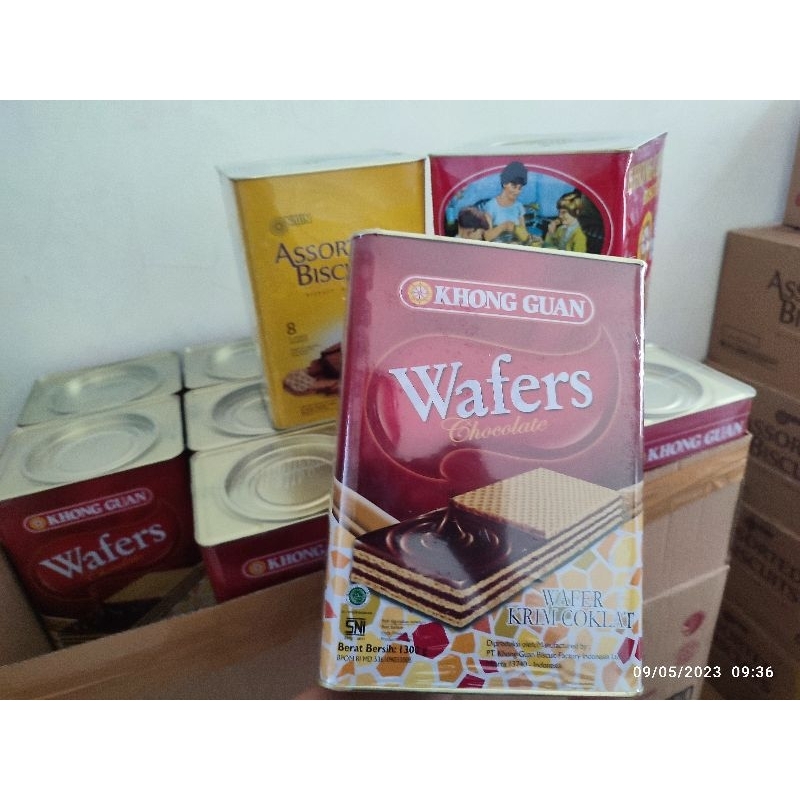 Jual Khong Guan Wafer Kaleng Besar 1300gr | Shopee Indonesia