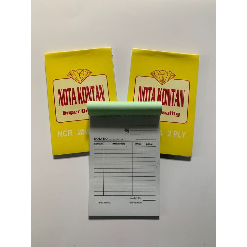 Jual Buku Nota Kontan 1 Ply 1 BUKU / Nota Kontan Rangkap 1 |VT | Shopee ...